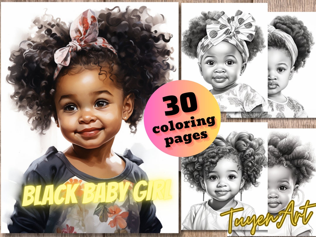 Black Magic Babies Girls, Coloring Pages, Black Kids, Black Baby ...