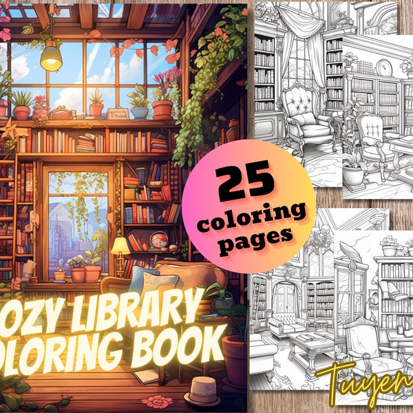 Shelves Coloring Pages - Etsy