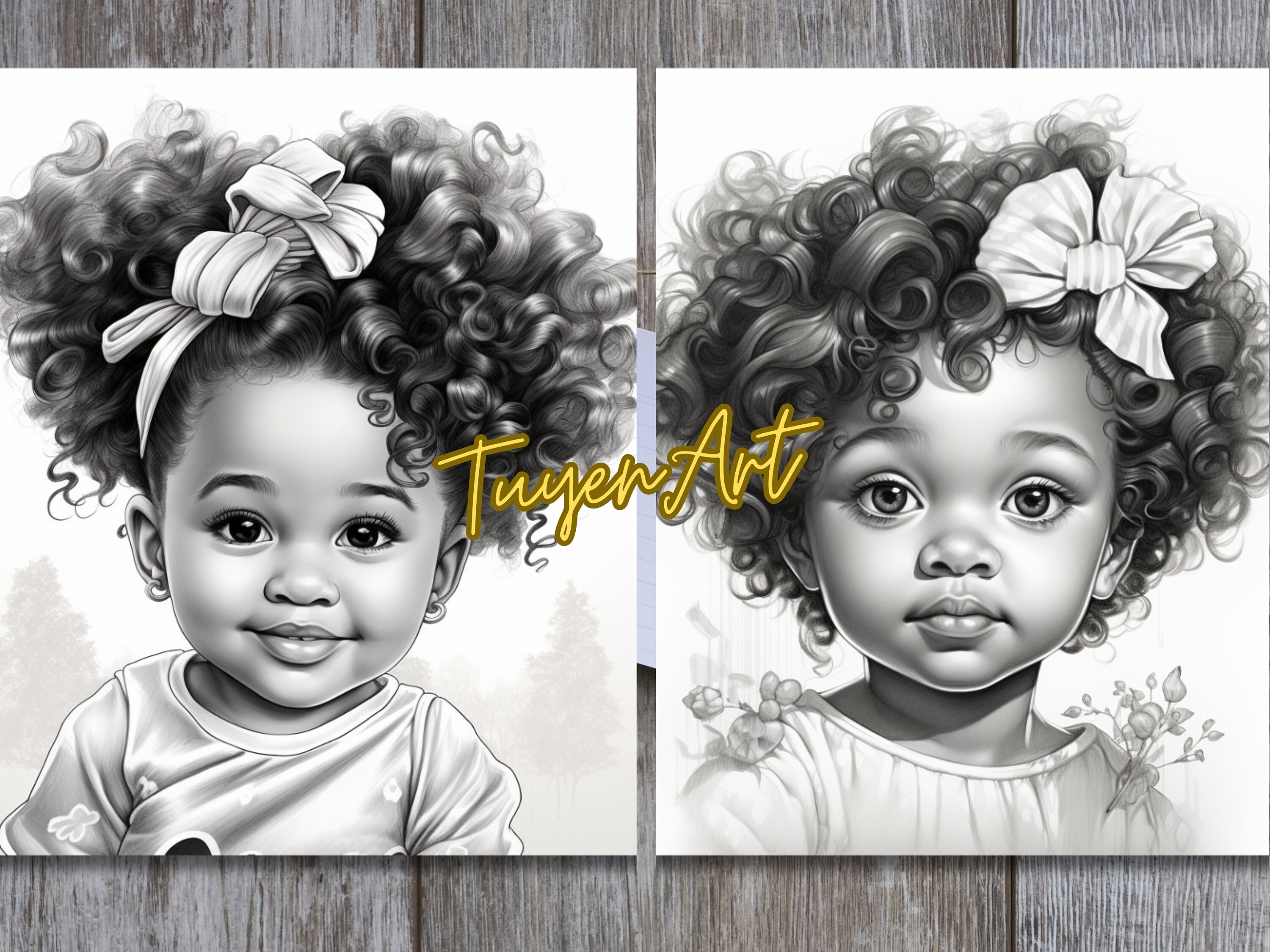 Black Magic Babies Girls, Coloring Pages, Black Kids, Black Baby ...