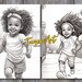 Black Kids Magic Coloring Pages, Black Kids Coloring Book, Printable ...