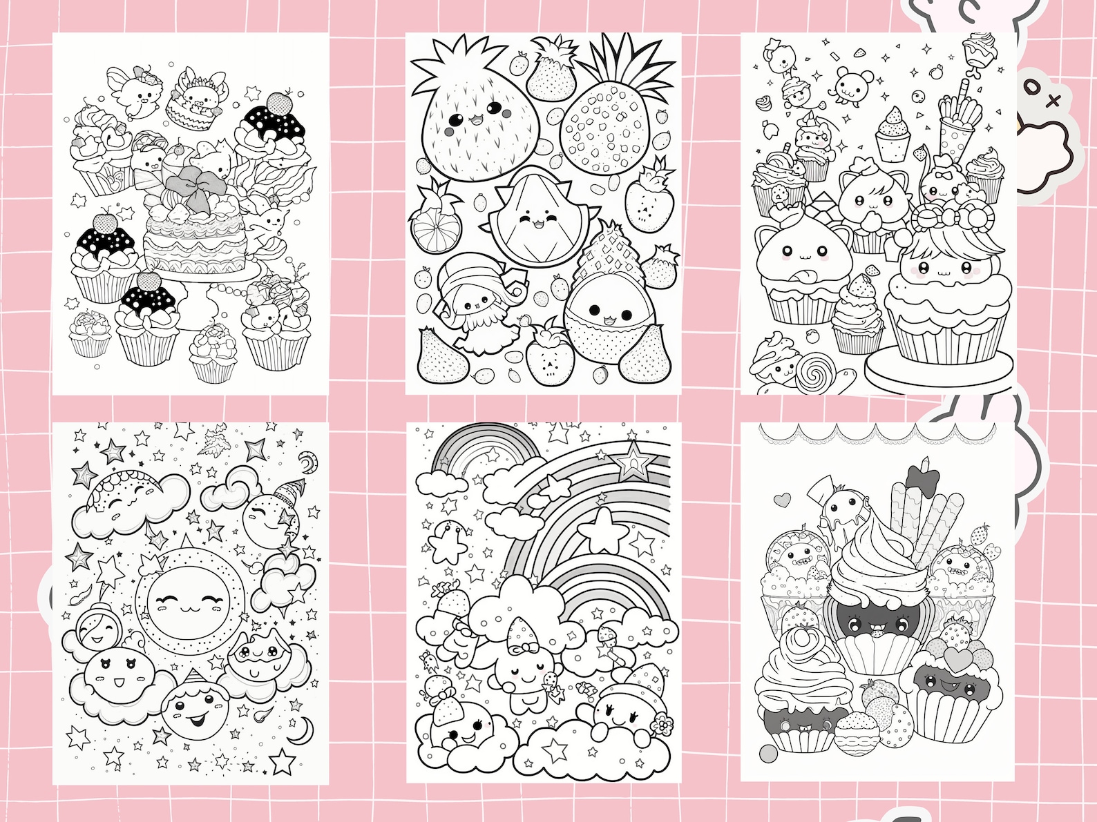Kawaii Coloring Pages | Cute Coloring Pages | for Kids and Adults ...