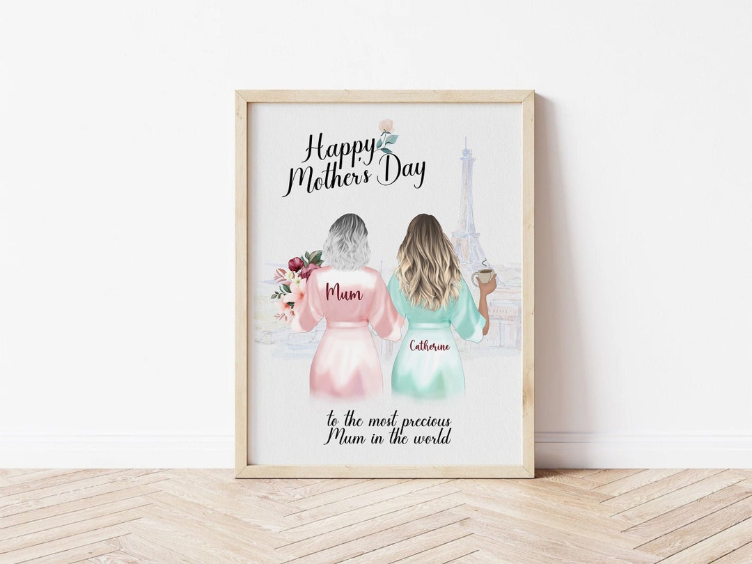 Happy Mother's Day Card Handmade & Personalised Mum / Mom/ With Love ...