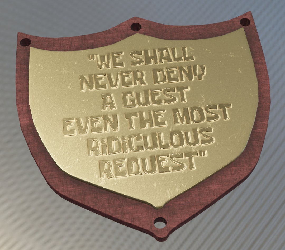 We Shall Never Deny a Guest Even the Most Ridiculous Request 3D ...