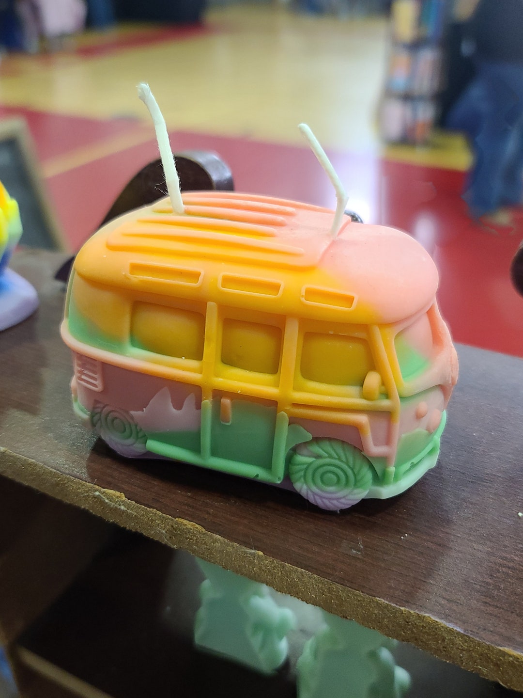 VW Bus Candle, Hippie Bus, Tie Dye Bus - Etsy