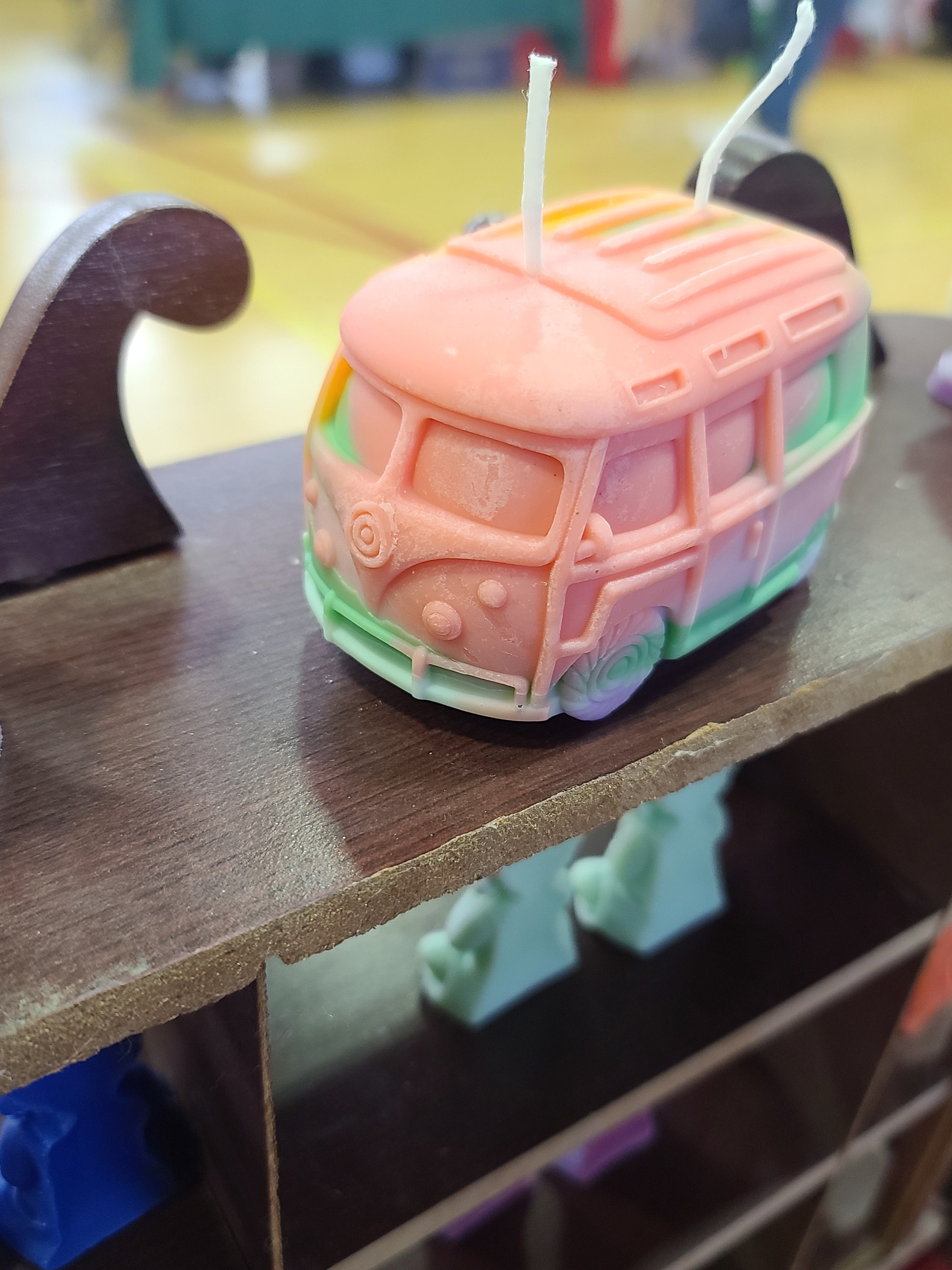 VW Bus Candle, Hippie Bus, Tie Dye Bus - Etsy
