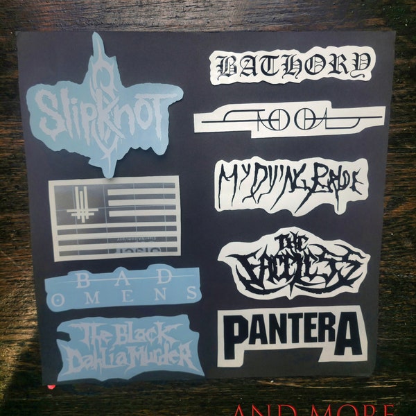 Rock Band Stickers - Etsy