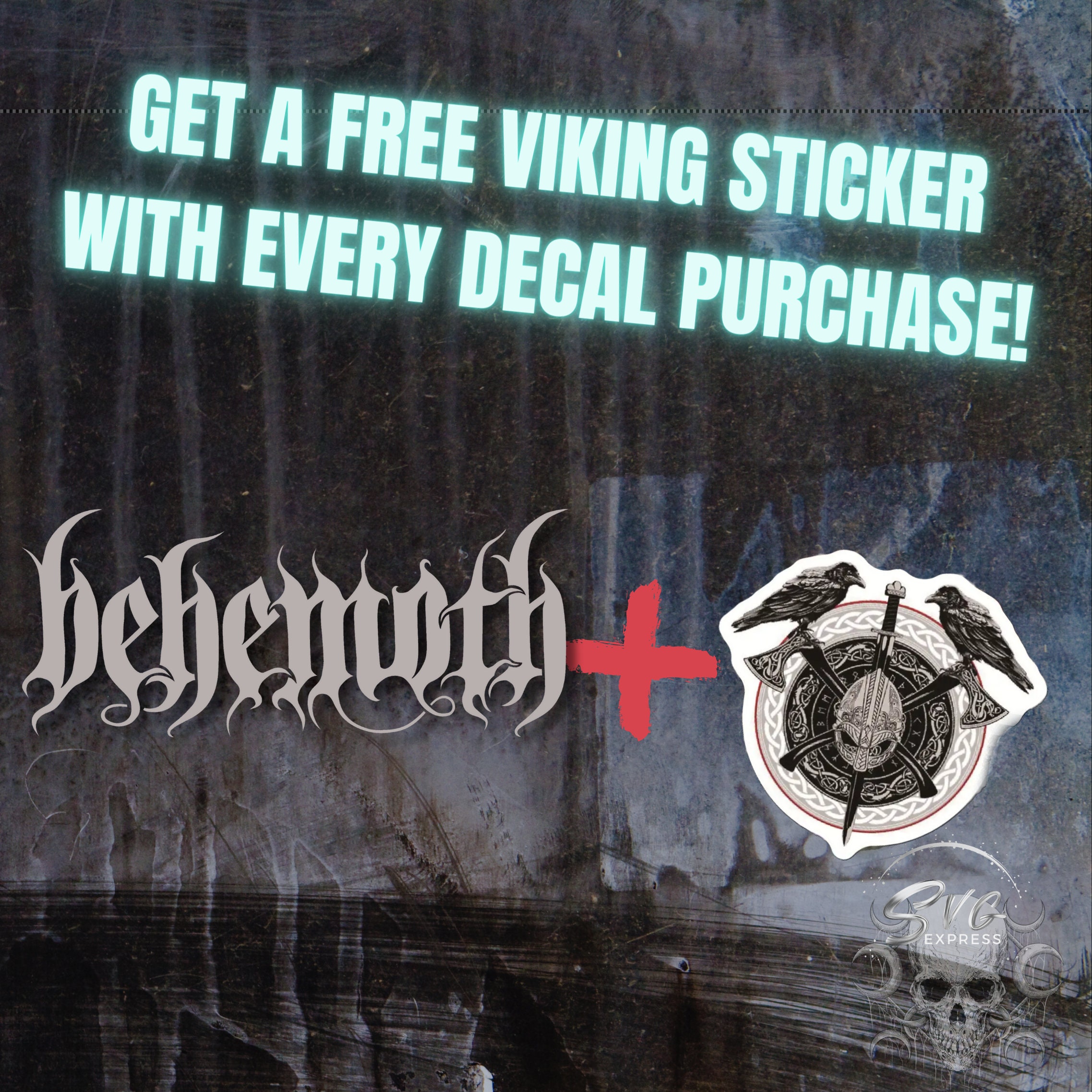 Behemoth Decal | Black Metal Decal | Death Metal Sticker | Vinyl Decals ...