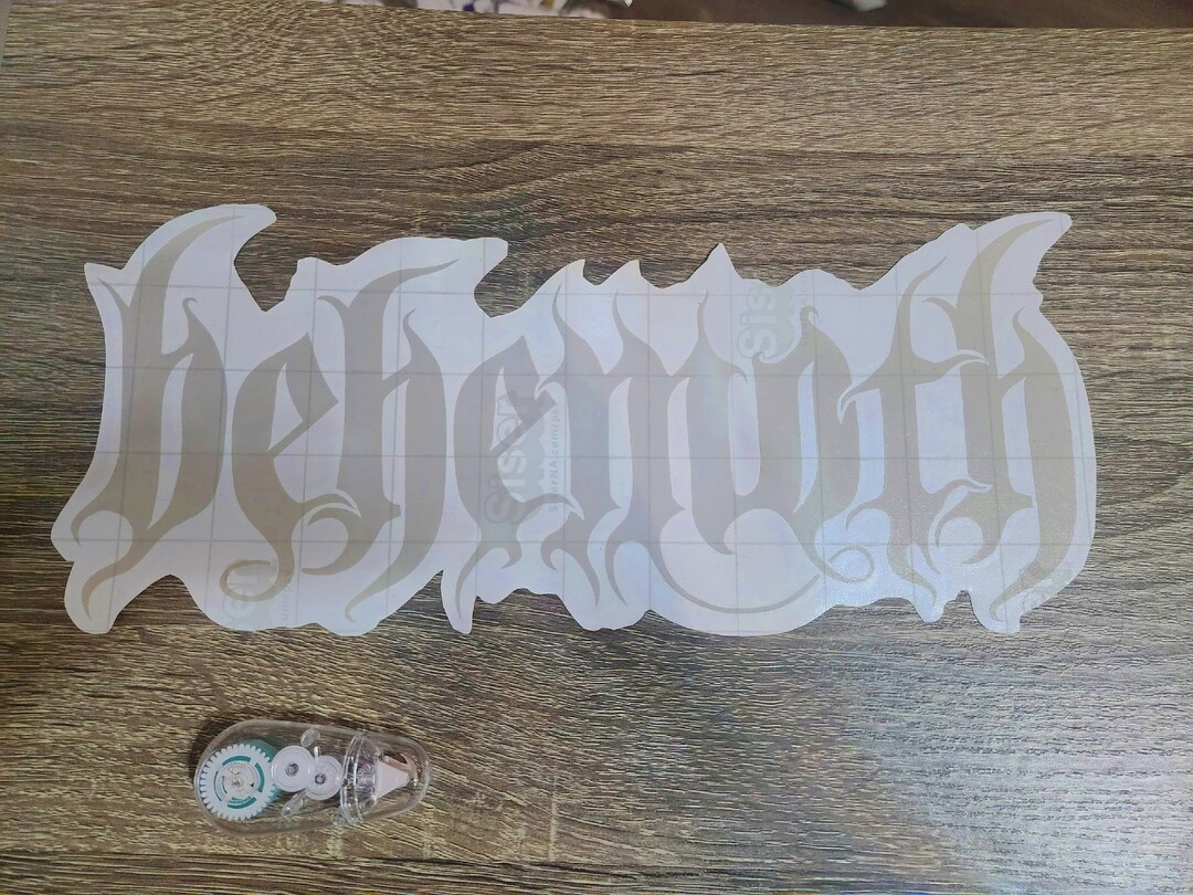 Behemoth Decal Black Metal Decal Death Metal Sticker Vinyl Decals for ...