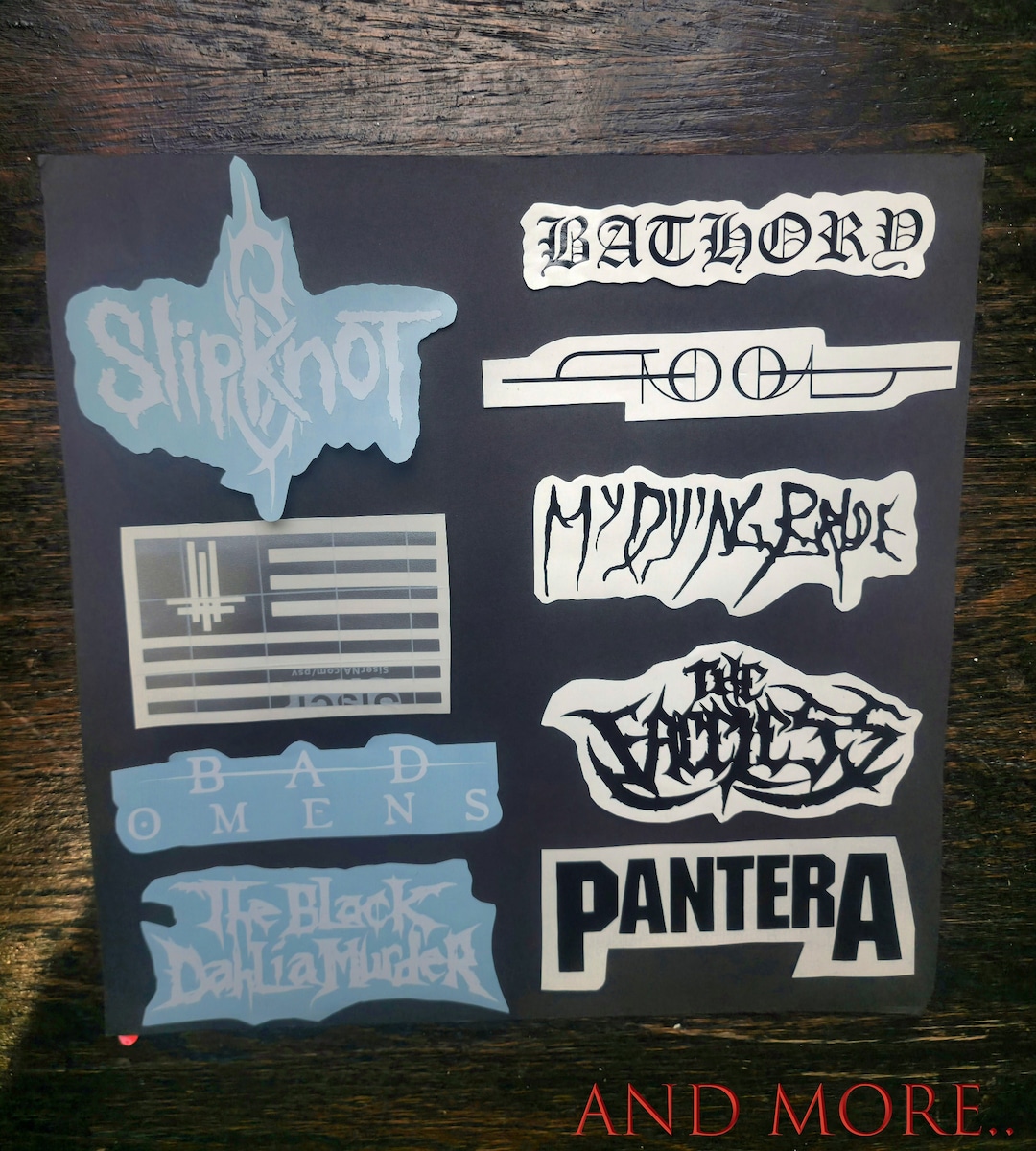 Custom Metal Band Decal - Personalized Metal, Rock Stickers - ROCK ...