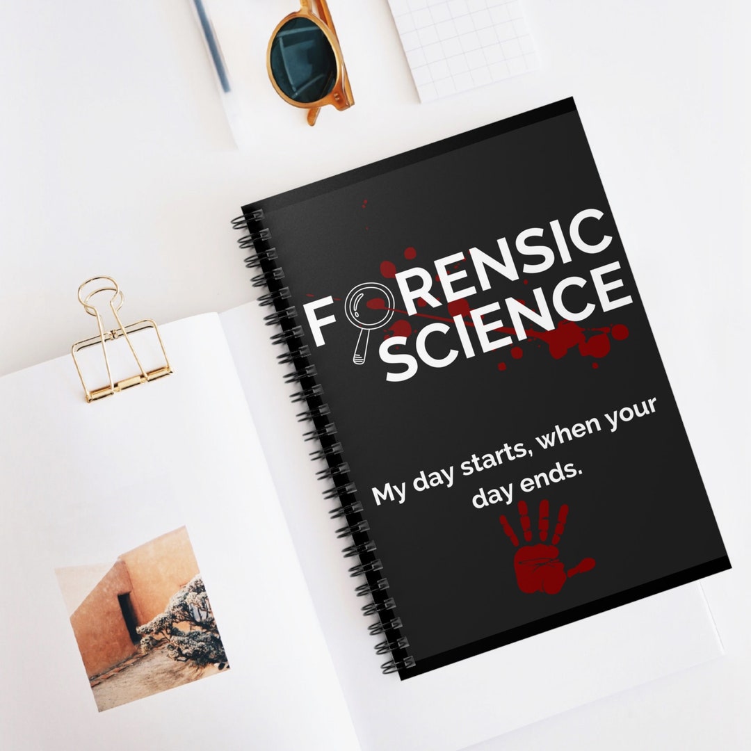 Forensic Theme Notebook Crime Scene Investigation Journal - Etsy