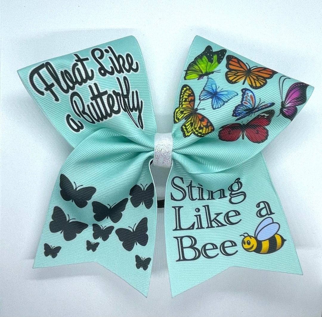 Fight Like a Butterfly Sting Like a Bee Bow - Etsy