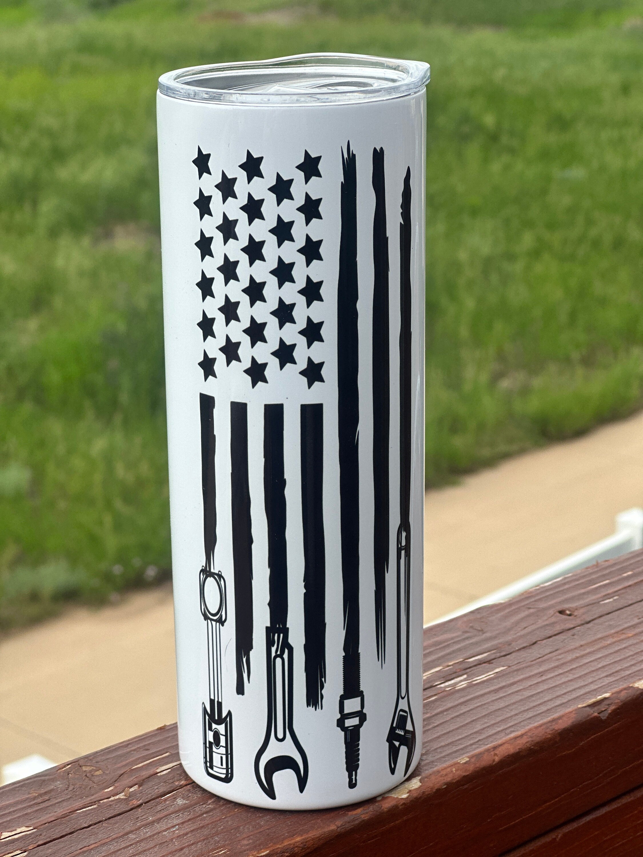 Mechanic Tool Flag 20 Ounce Stainless Steel Tumbler - Etsy