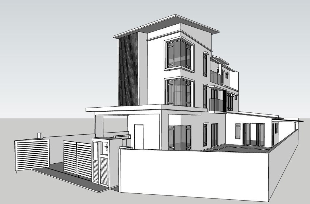 3D Sketchup Drawing - Etsy