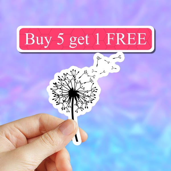 Dandelion Stickers - Etsy