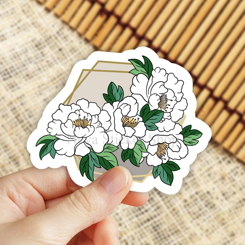 Peonies Stickers - Etsy