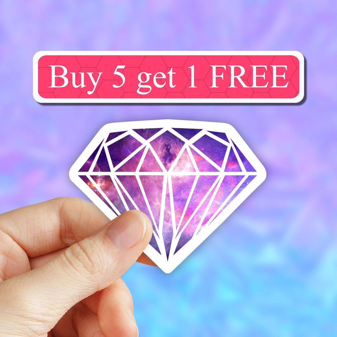 Galaxy Diamond Sticker, Radiate Happiness Sticker, Positivity VSCO ...