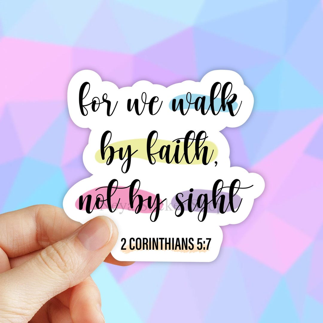 Faith Stickers, Bible Verse Stickers, Christian Stickers, God Stickers ...
