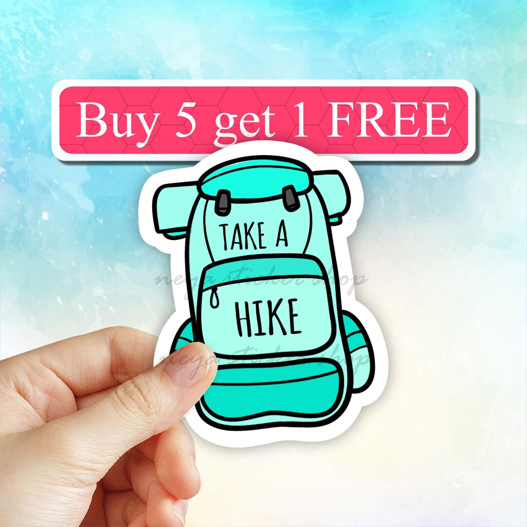 Take a Hike Vinyl Sticker, Outdoors, Hiking, Camping Sticker, Decal ...