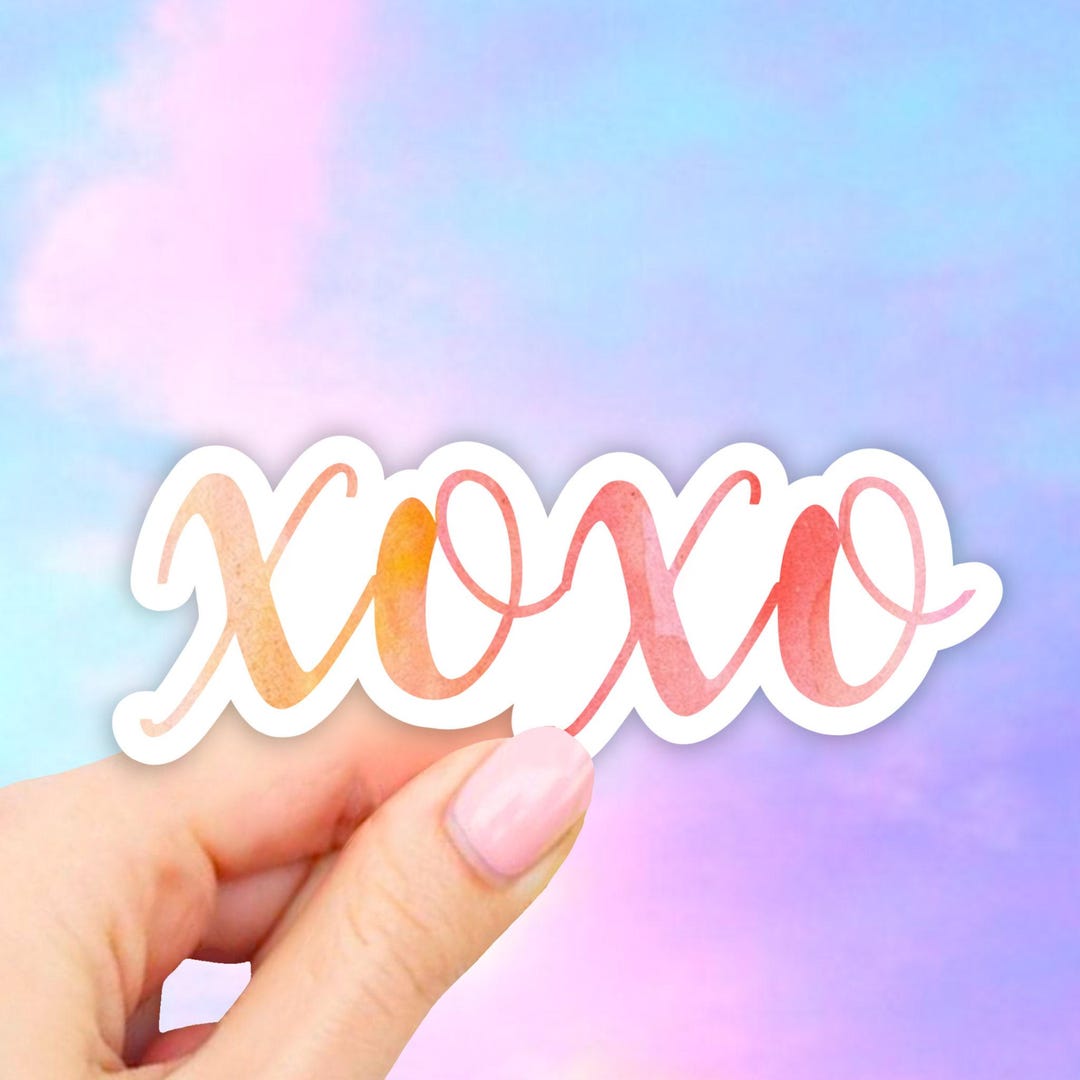 Xoxo Sticker, Laptop Decal, Best Friend Gift, Laptop Stickers ...