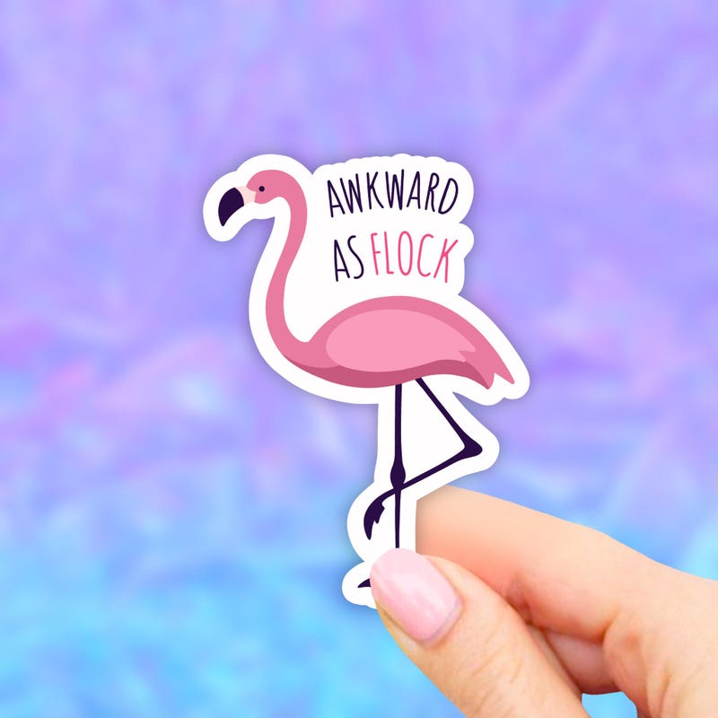 Flocked Stickers - Etsy