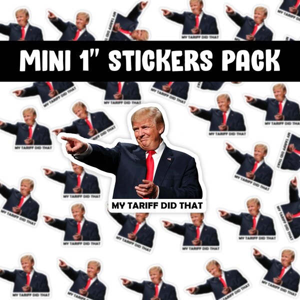 Trump Tariff Sticker - Etsy