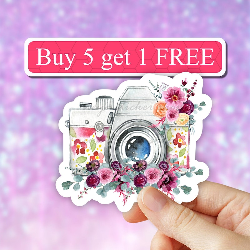 Camera Stickers - Etsy