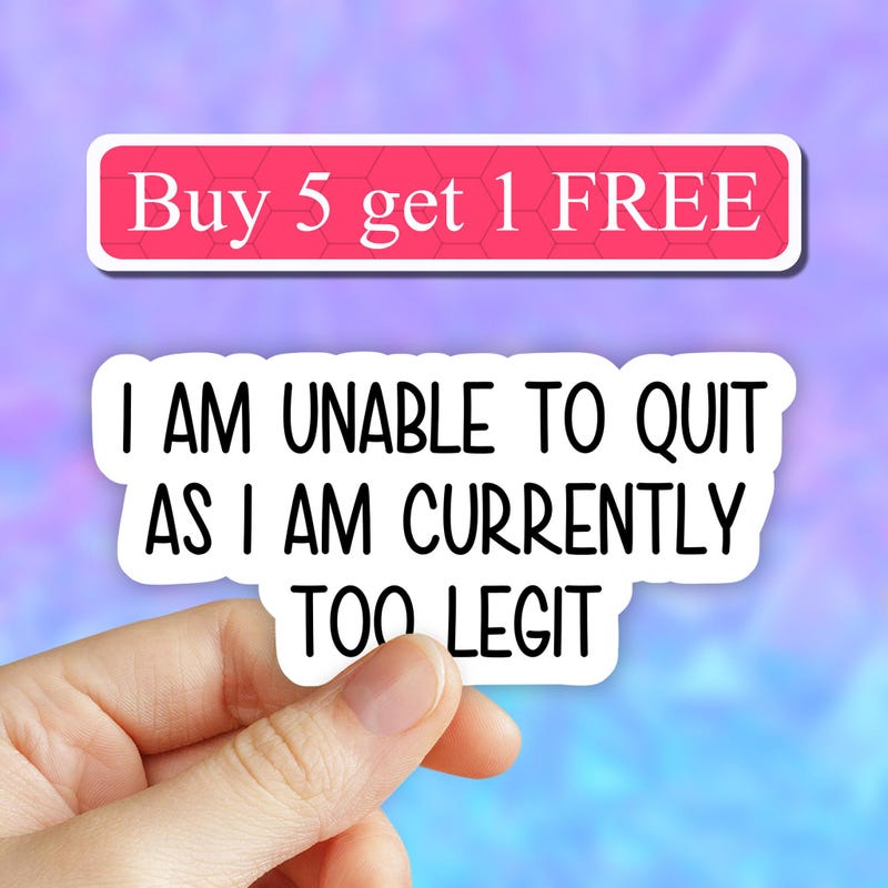 Too Legit to Quit - Etsy