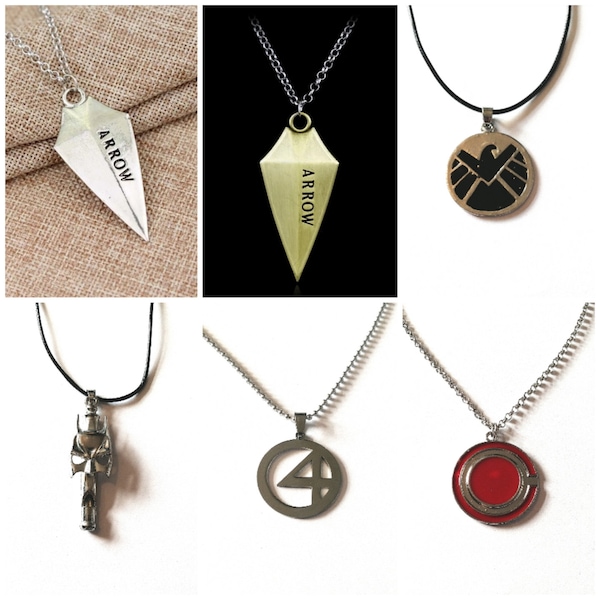 Superhero Necklace - Etsy