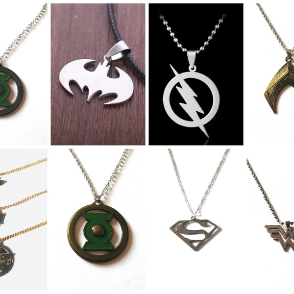 Superhero Necklace - Etsy