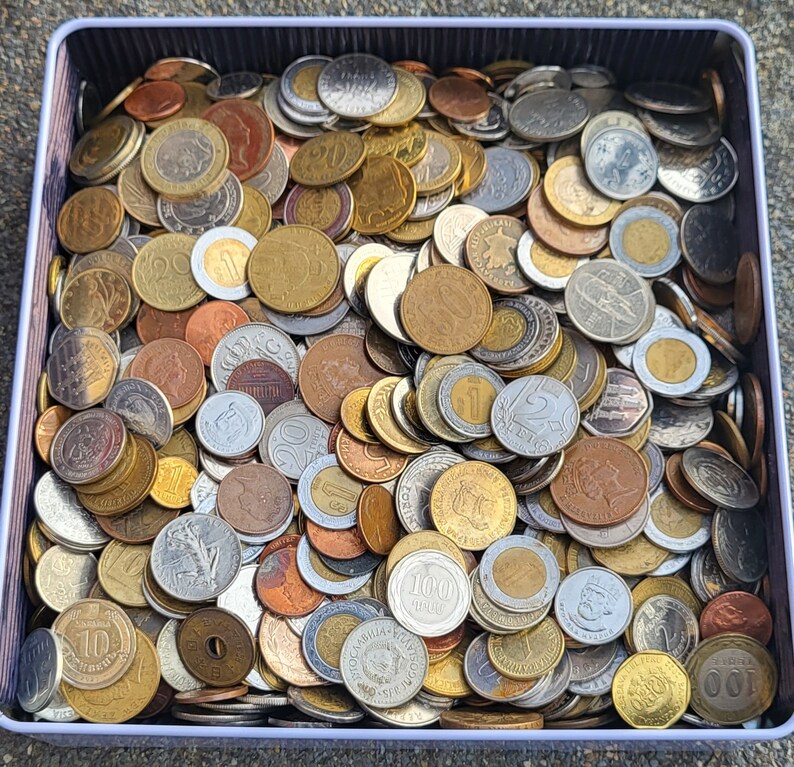 10 Random Coins From Different Countries / Great Gift Idea for Cash ...
