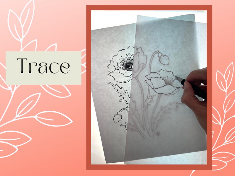 Poppy Flower Outline Drawing/digital PDF Printable! Download, Print ...