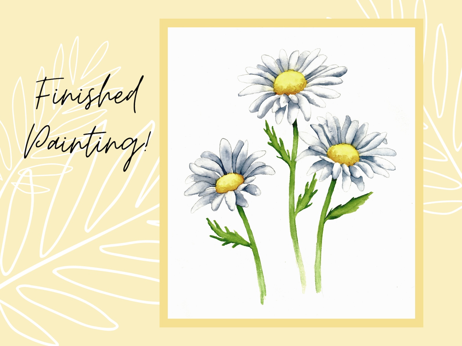 Daisy Flower Drawing Outline Digital Download Printable Traceable ...