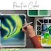Northern Lights Aurora Borealis Drawing Outline PDF Digital Download ...