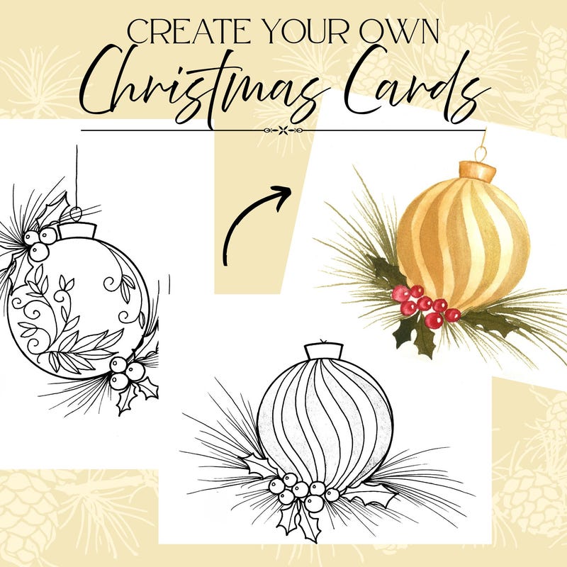 Artistic Holiday Cards - Etsy