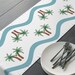 Palm Tree Table Runner Palm Tree Runner Tropical Table Runner Beach ...