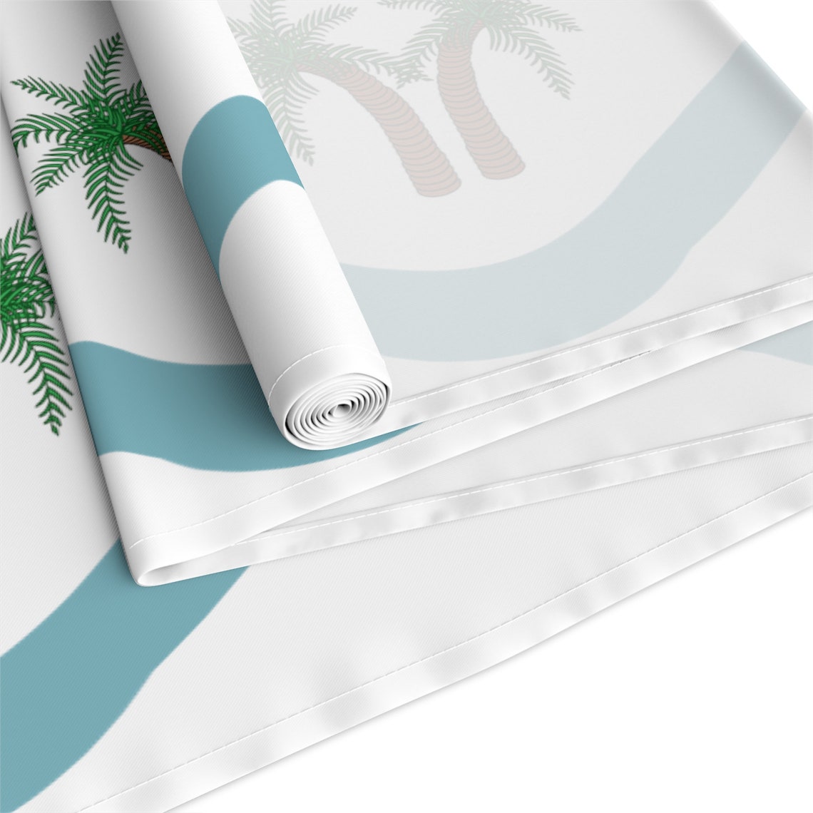 Palm Tree Table Runner Palm Tree Runner Tropical Table Runner Beach ...