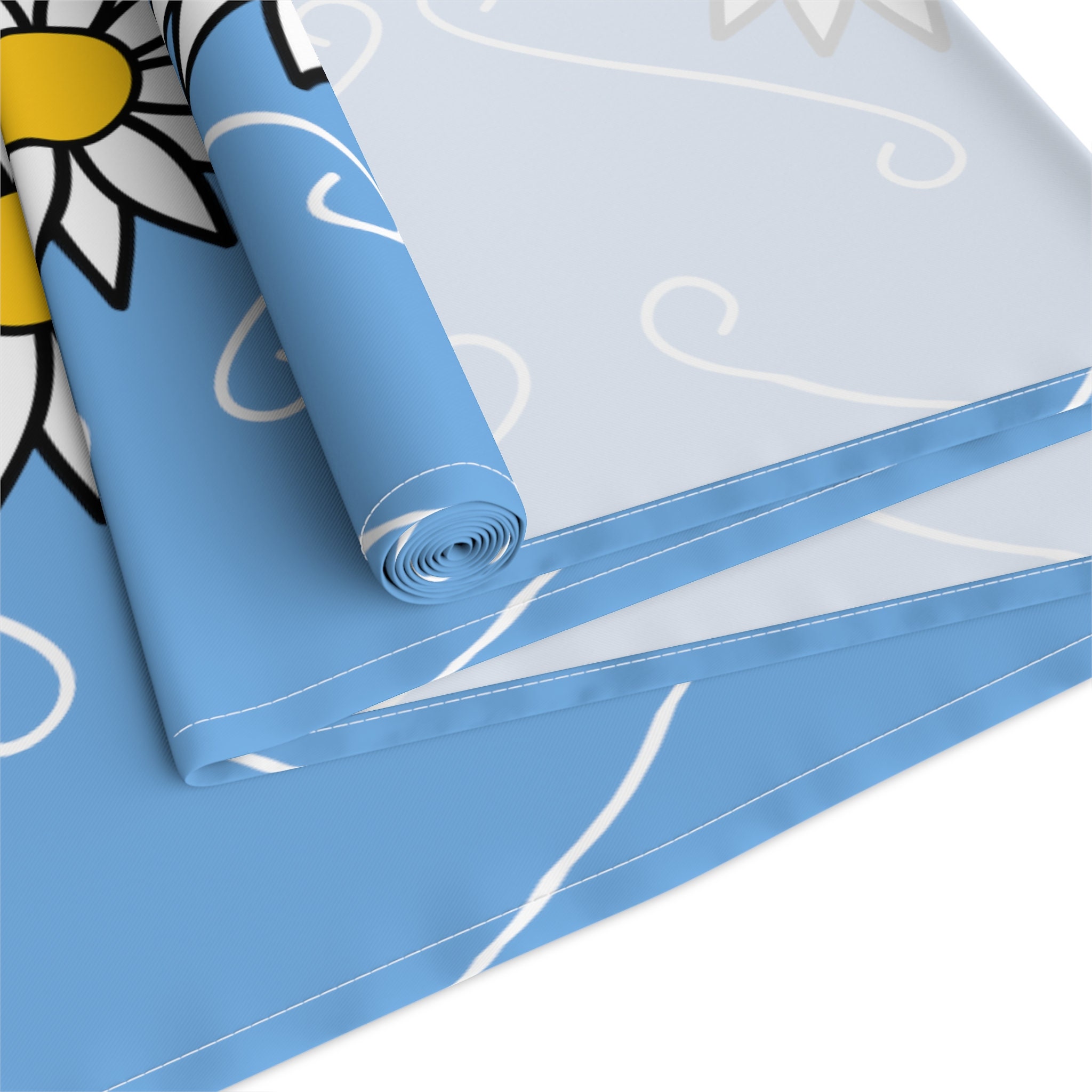 Daisy Table Runner Farmhouse Table Runner Flower Runner Cottage Table ...