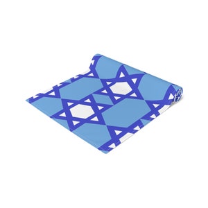 Hanukkah Table Runner, Star of David Table Decor, Hanukkah Dining ...