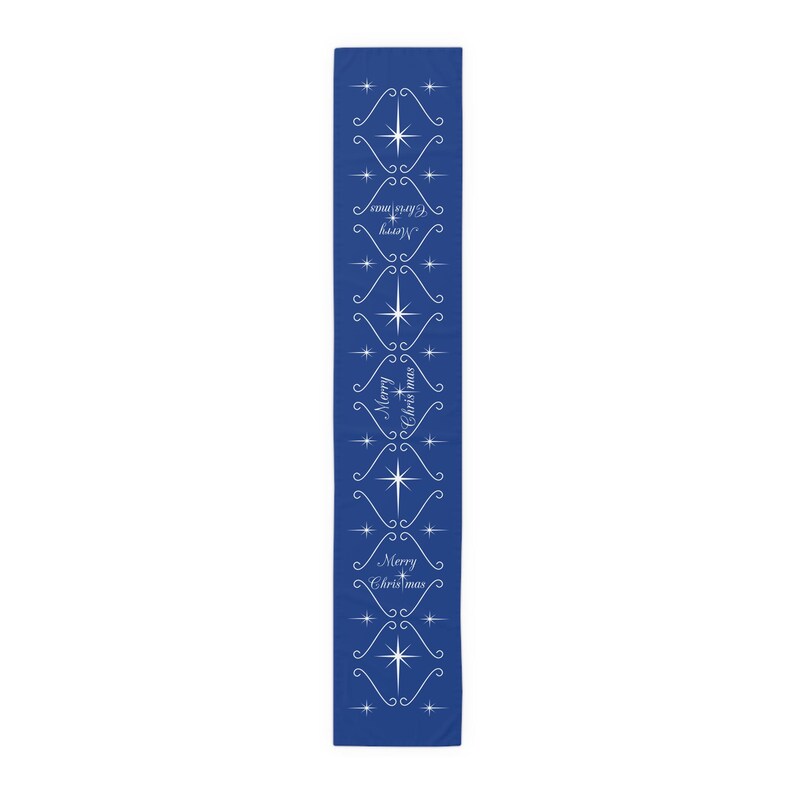 Bethlehem Star Christmas Table Runner, Religious Kitchen Dining Decor ...