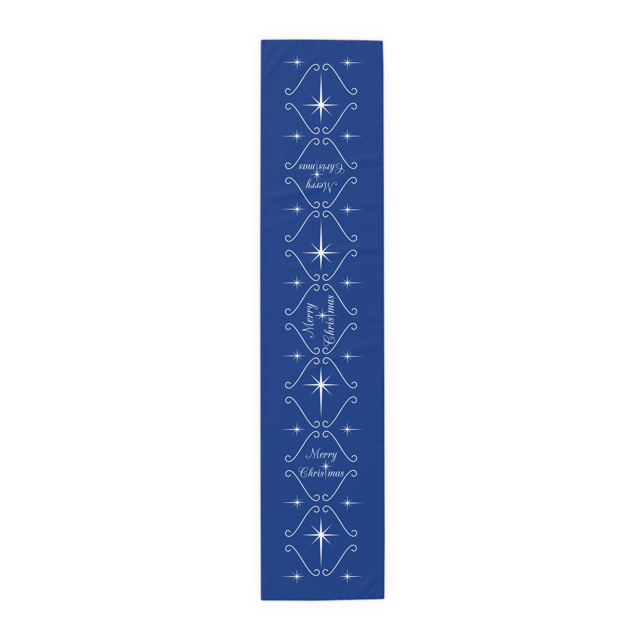 Bethlehem Star Christmas Table Runner, Religious Kitchen Dining Decor ...