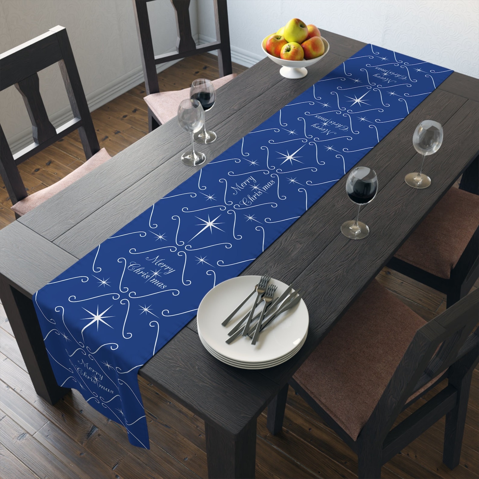 Christmas Table Runner Bethlehem - Religious Christmas Table Decor ...