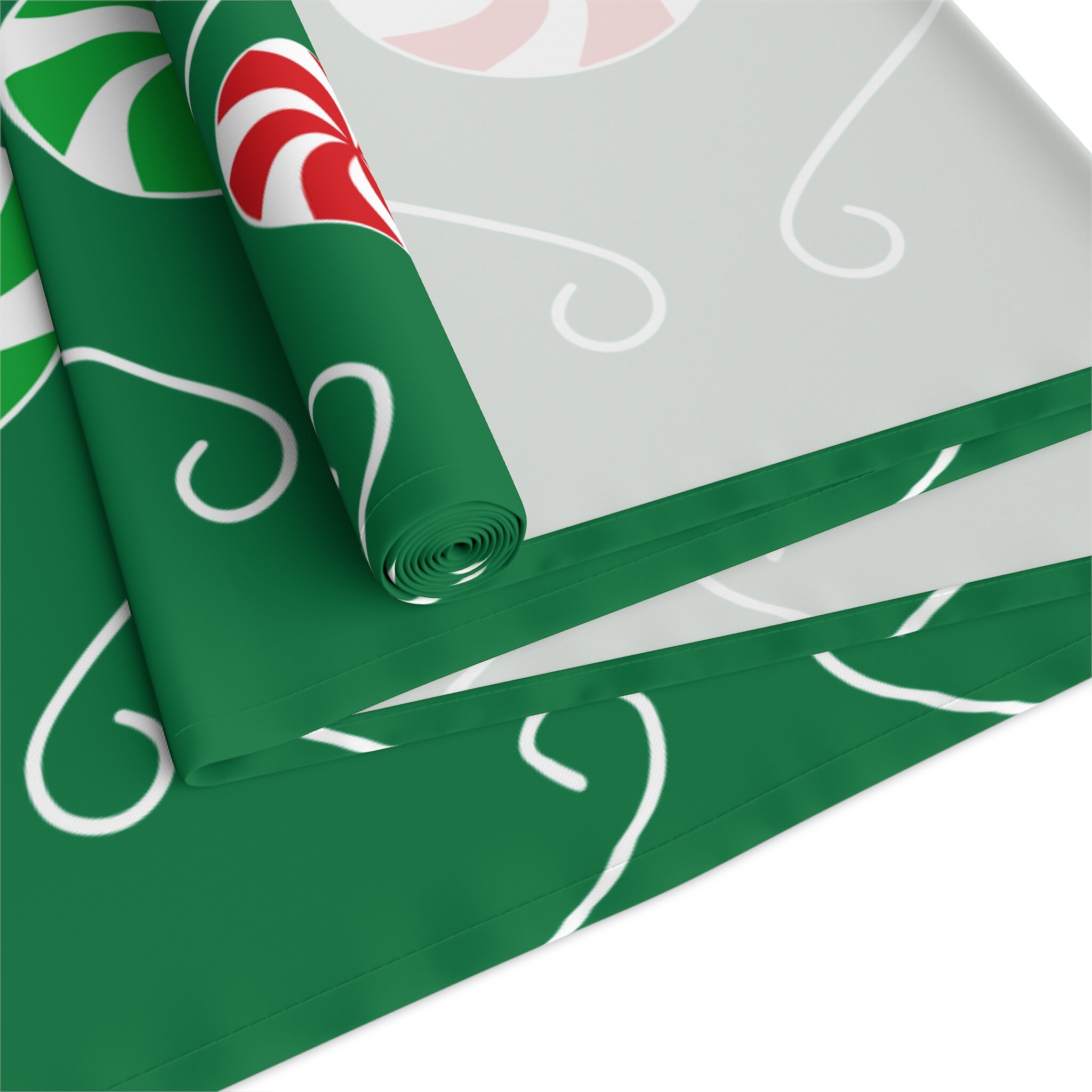 Candy Christmas Table Runner - Peppermint Christmas Table Decor ...