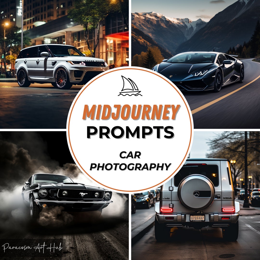 Midjourney Prompts for Cars, Car Photography Digital Art Prompt for AI ...