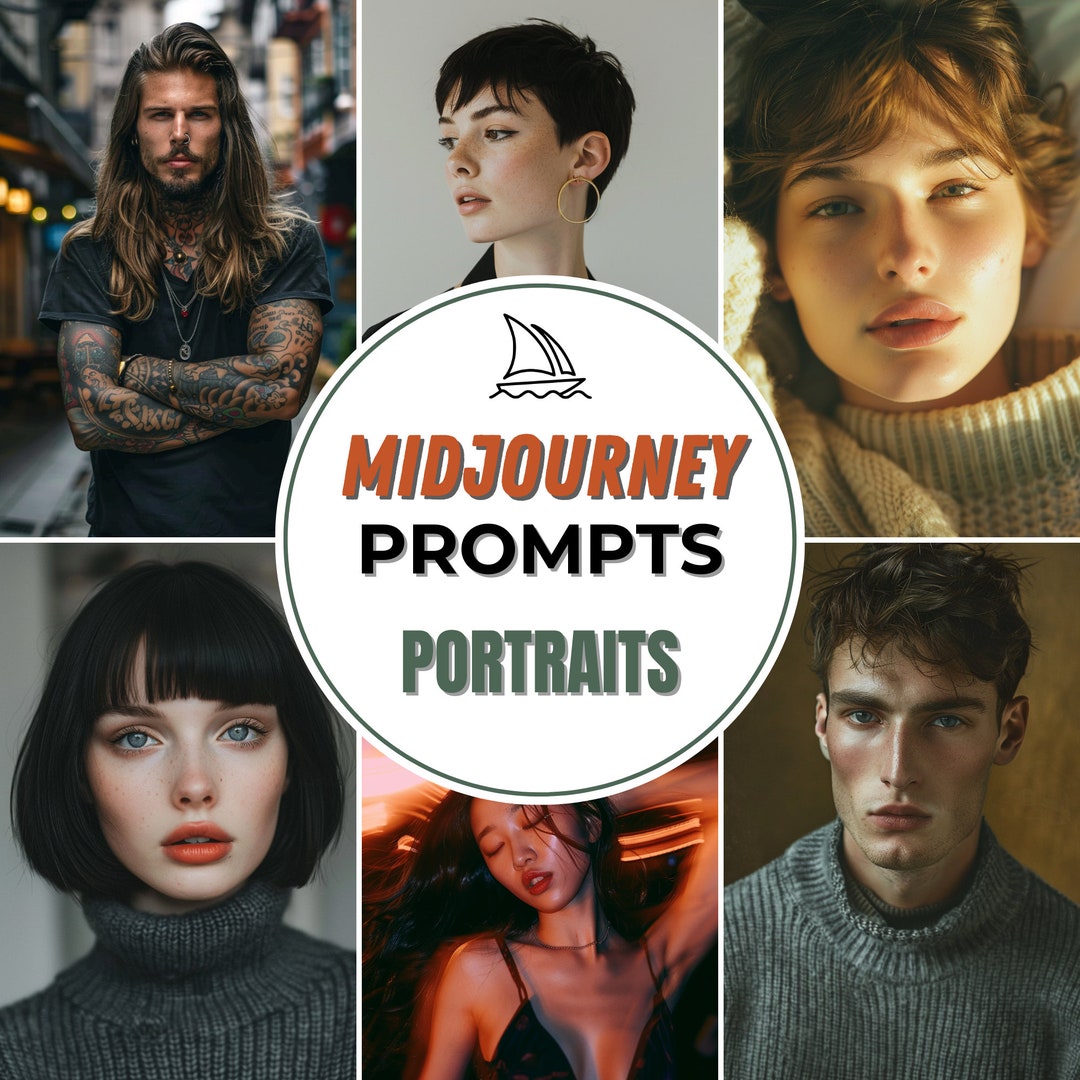 Portraits Midjourney Prompts for Realistic Portrait Images, AI Art ...