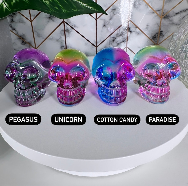 Neon Aura Skull | Unique Neon Skull | Pick Your Choice Aura Color ...