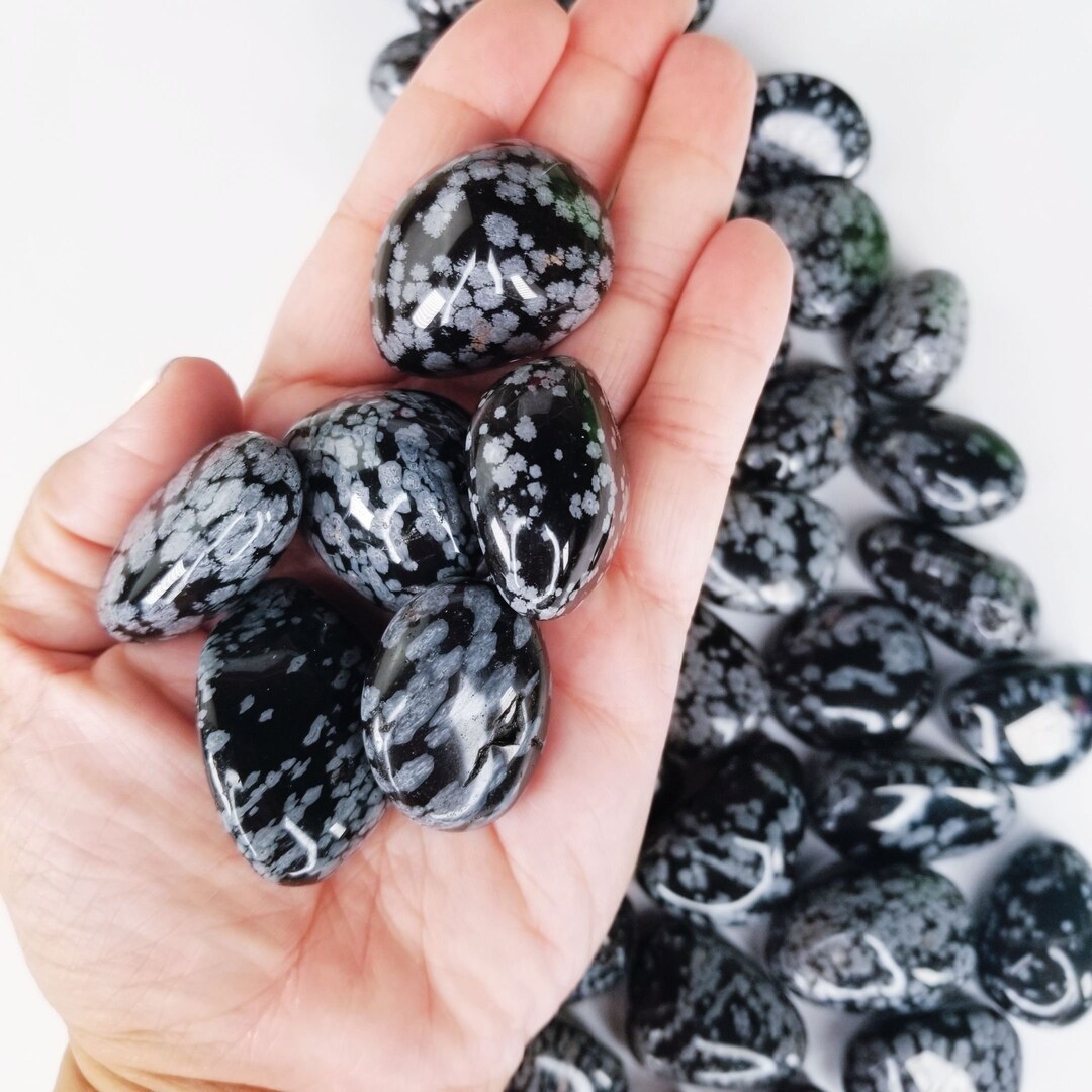 Obsidian | PURIFY | Snowflake Obsidian | Healing Crystal | Protection ...