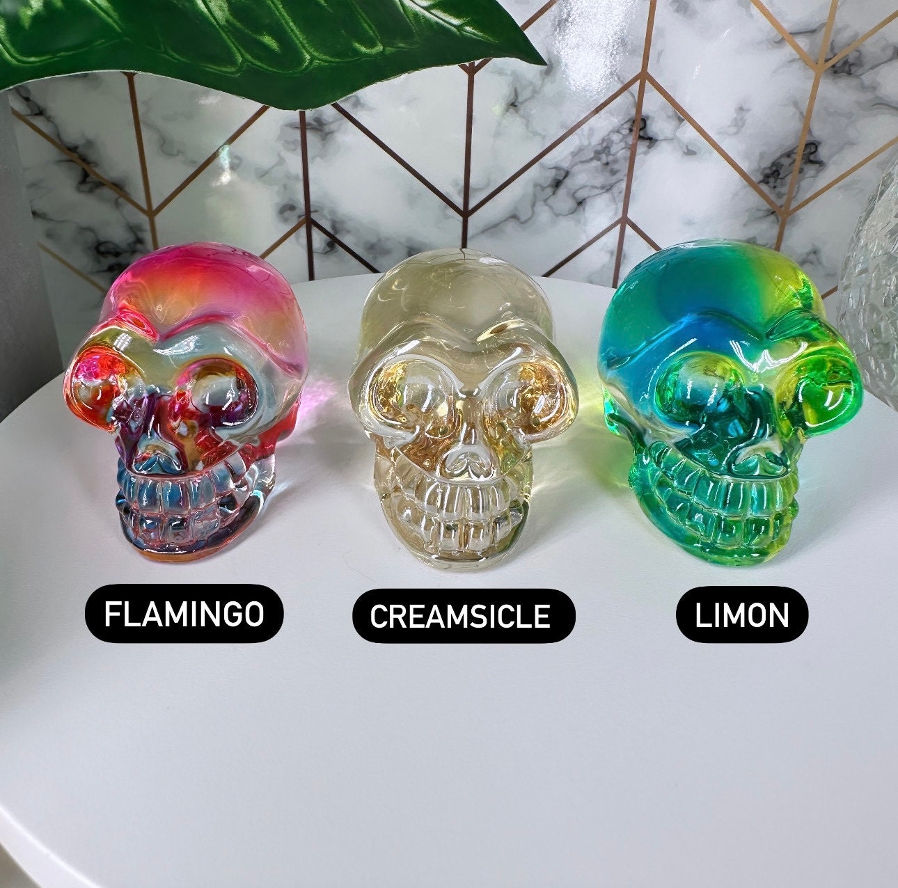Neon Aura Skull | Unique Neon Skull | Pick Your Choice Aura Color ...
