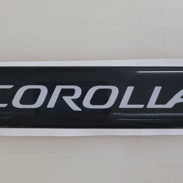 Toyota Corolla Black Emblem - Etsy