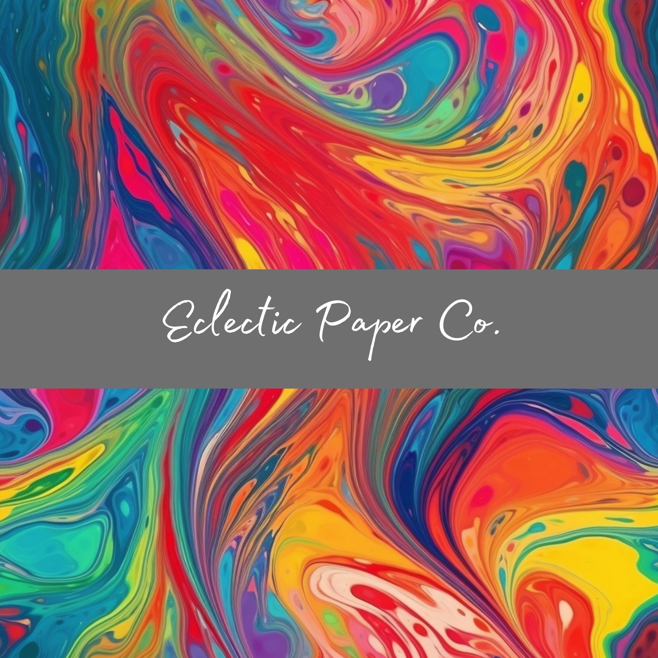 Rainbow Swirls Digital Paper Pack Seamless Paper for Scrapbooking and ...