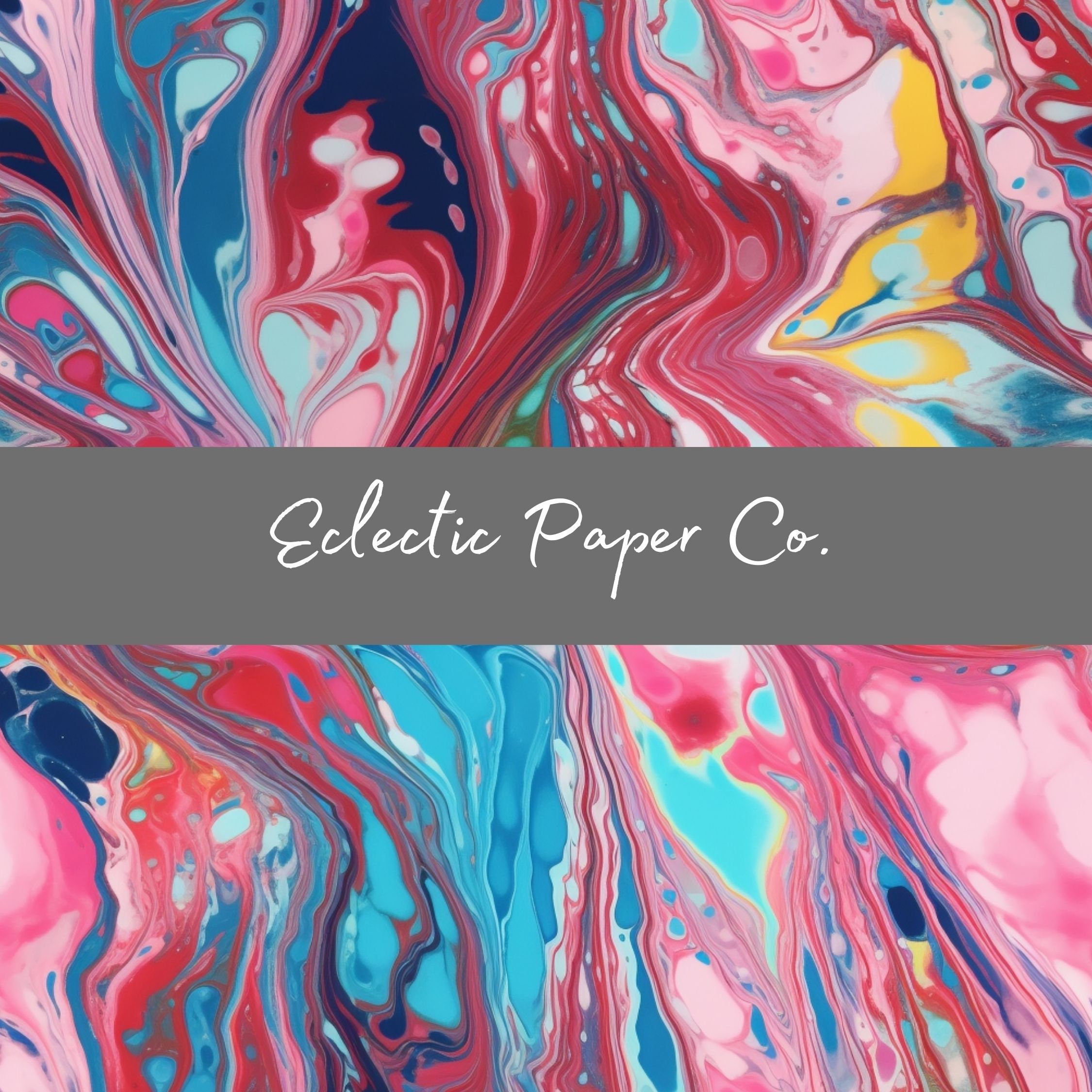 Rainbow Swirls Digital Paper Pack Seamless Paper for Scrapbooking and ...